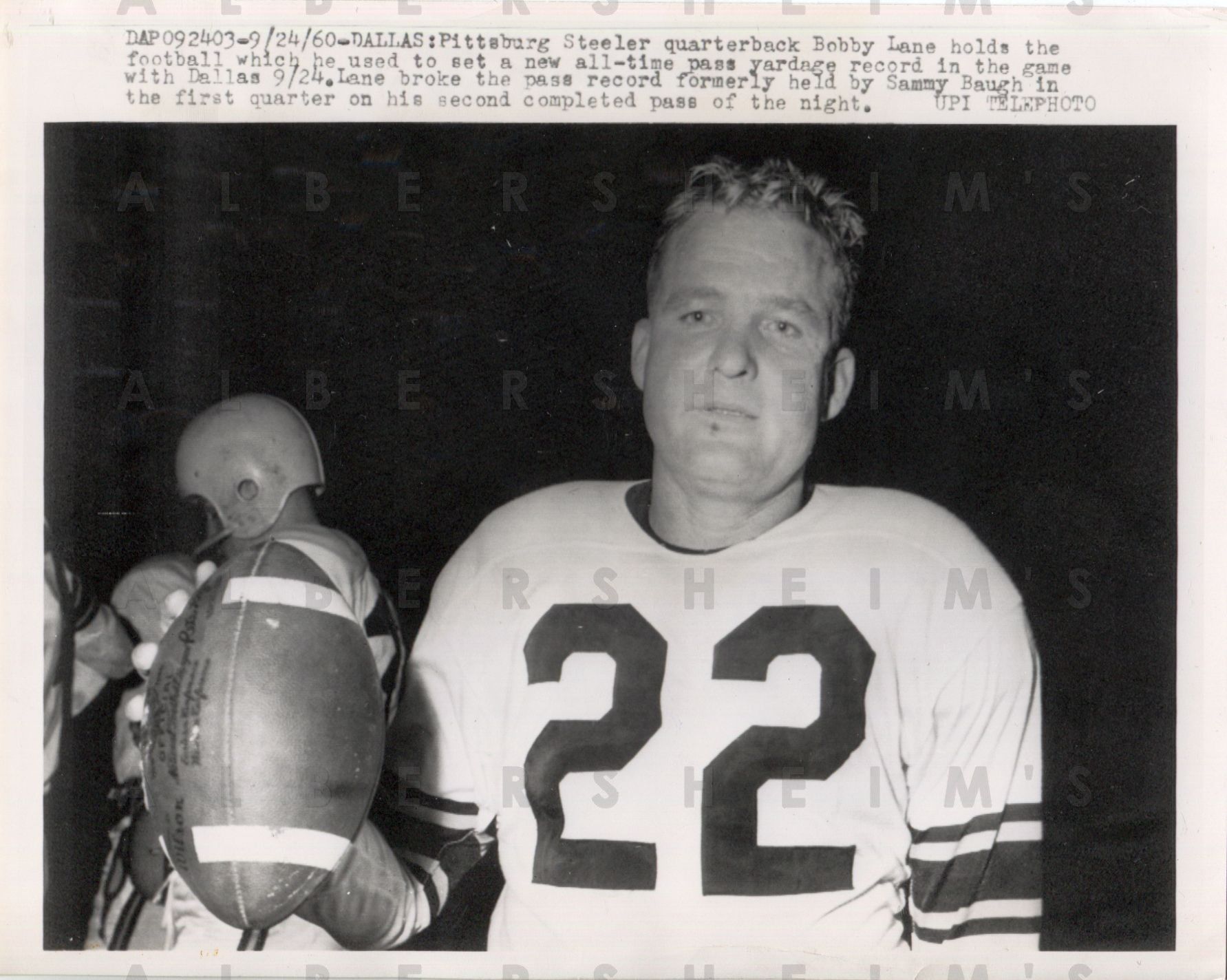 Forgotten Steelers Hall Of Famer Bobby Layne Is The Clearly The 3rd ...