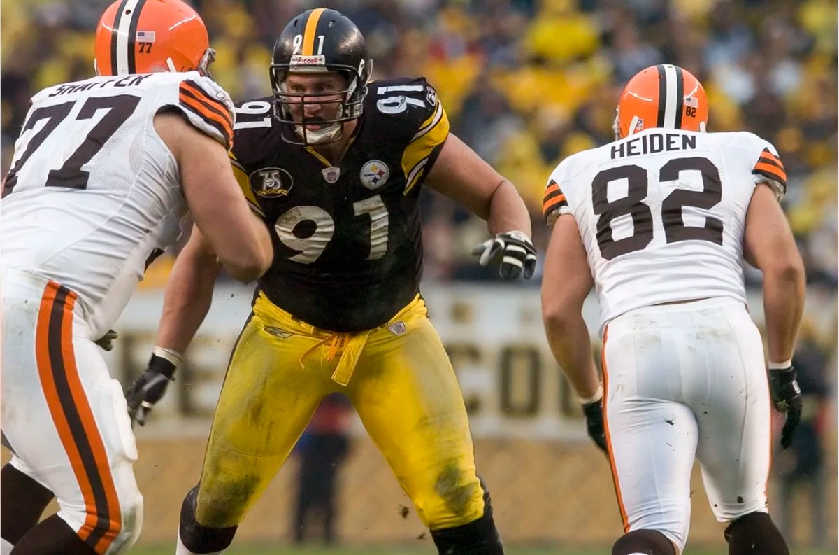 Steelers' Aaron Smith Had A Rare Agreement With AFC North Rival Willie Anderson When It Came To ...