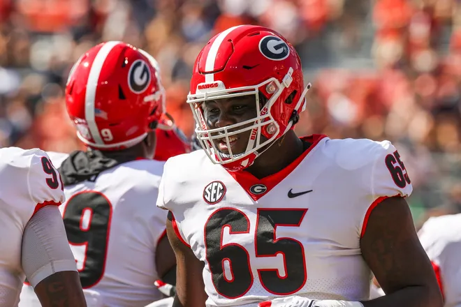 Steelers Could Double Up On Bruising Georgia Linemen By Drafting A ...