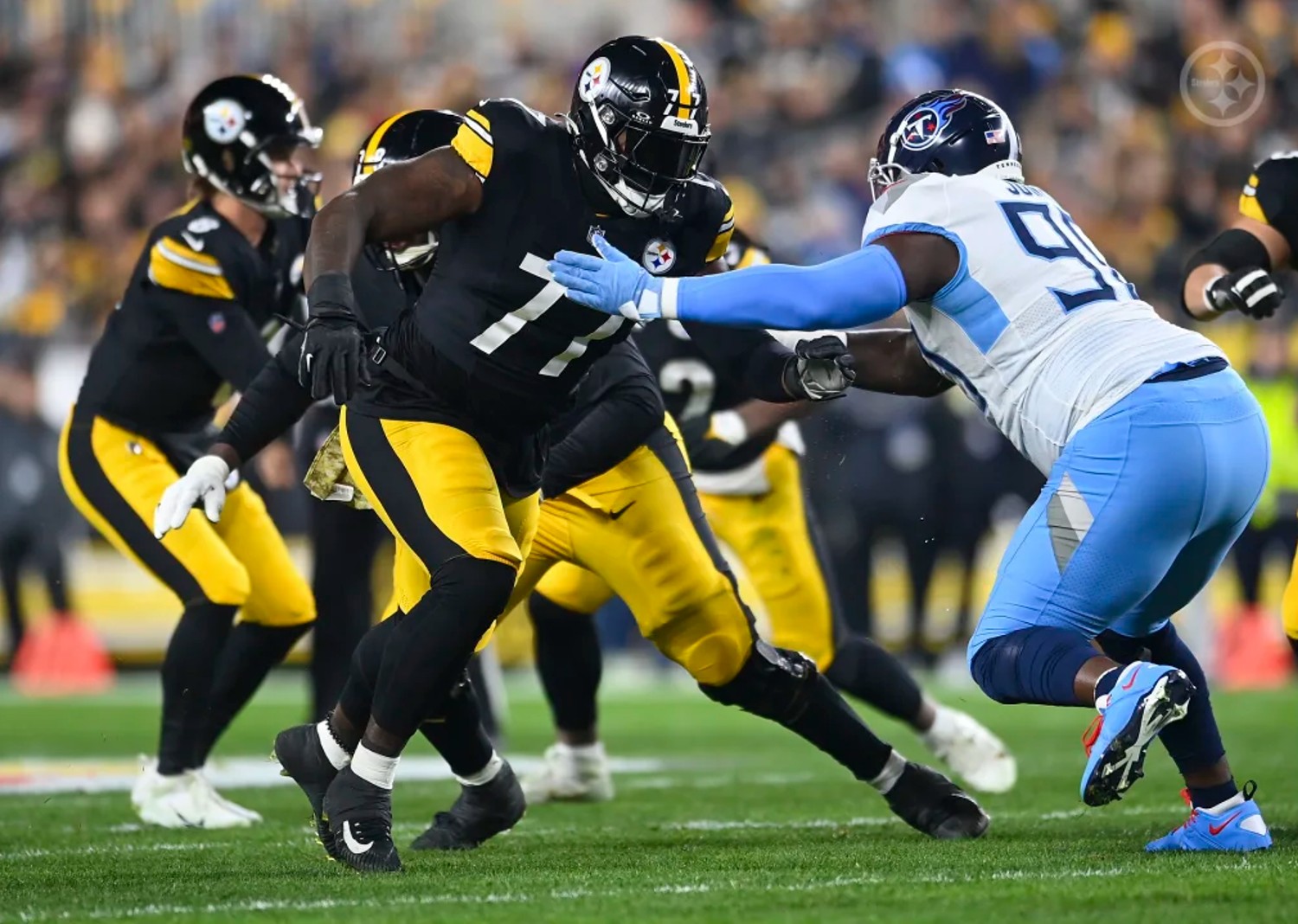 Steelers Rookie Troy Fautanu Happy Playing Both Sides Of Offensive Line