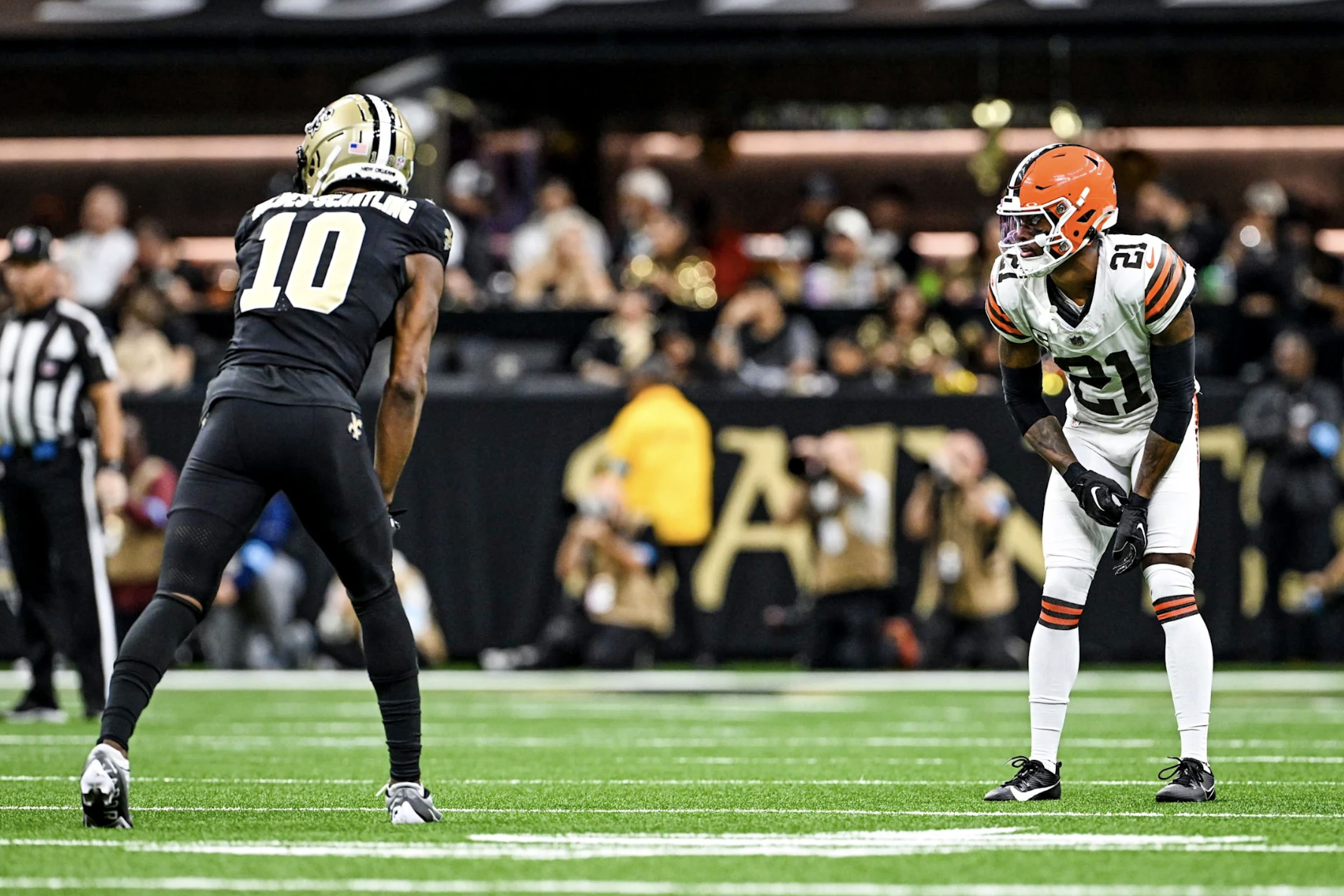 Denzel Ward "Isn't Too Concerned" With Steelers' George Pickens' On ...