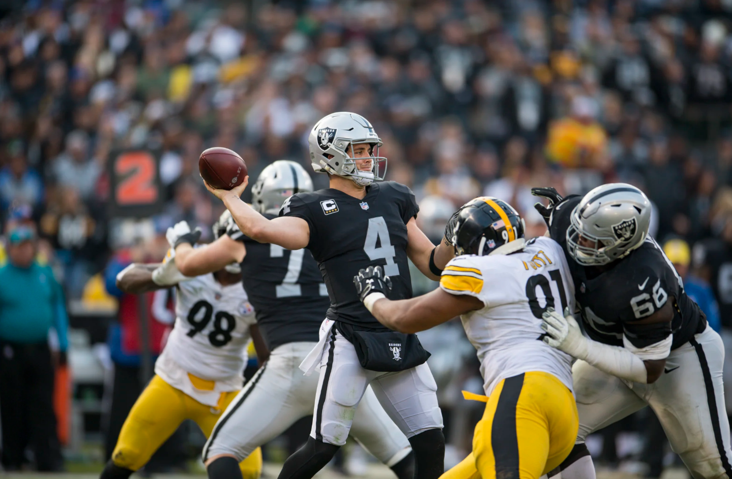 Steelers’ Epic 2018 Collapse Gave Derek Carr One Of His Favorite Career ...