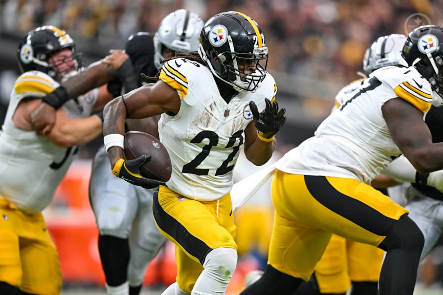 Steelers Rookie Kaleb Johnson Makes Strong Claim About His First Year ...