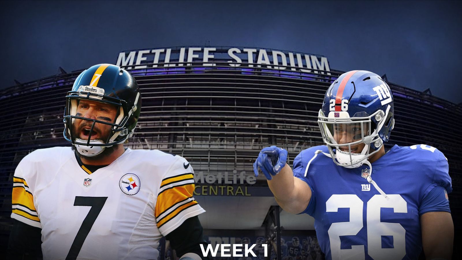 Week 1: Pittsburgh Steelers at New York Giants
