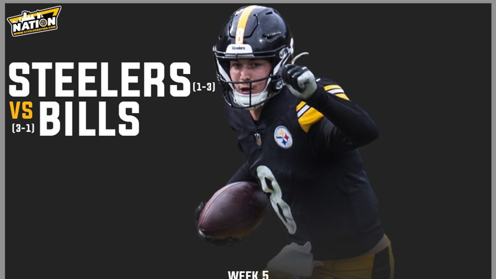 Steelers vs. Bills Week 5 Pregame Report: Pickett's Charge Ready for ...