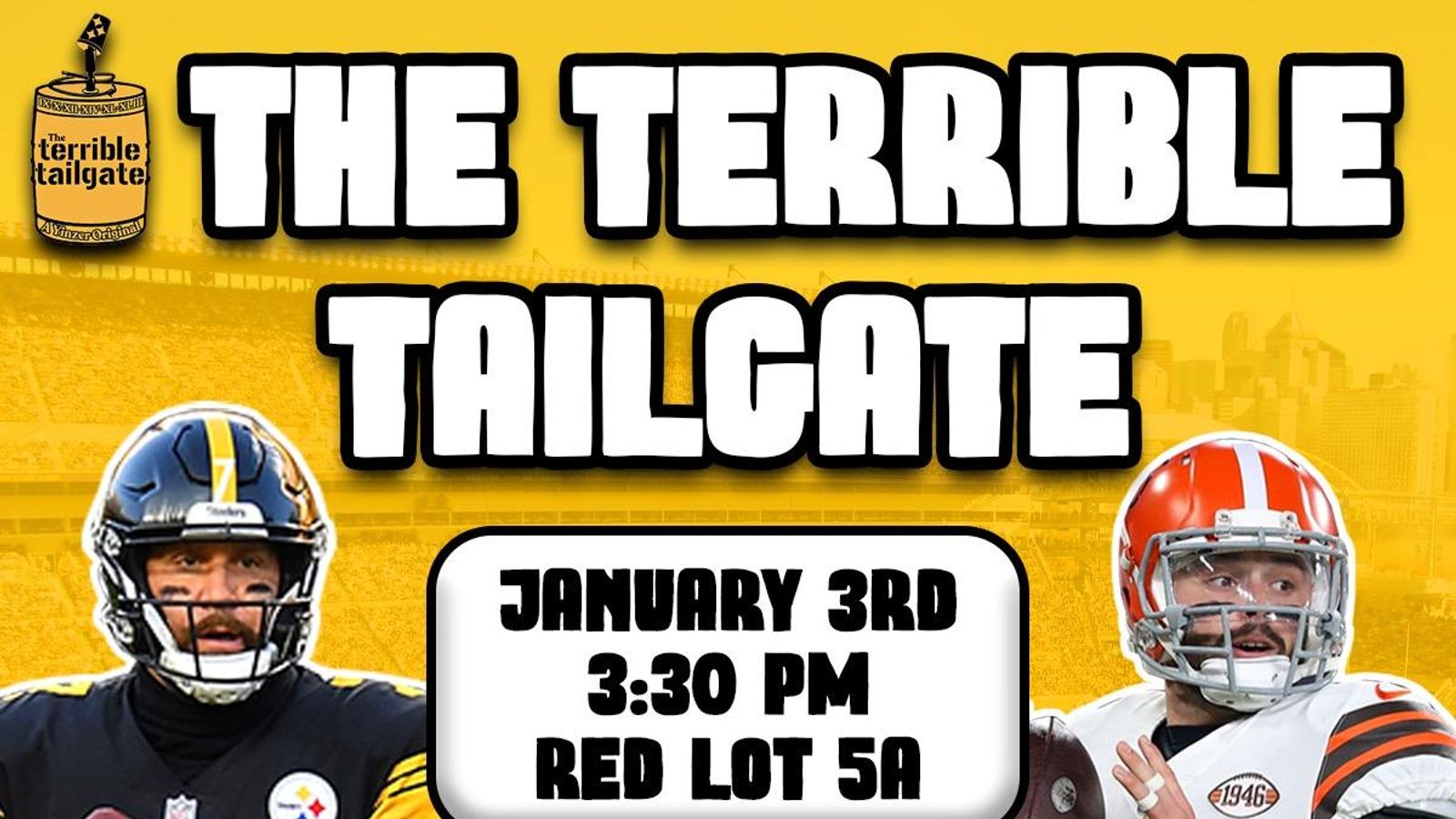 Terrible Tailgate Monday Night Jan 3