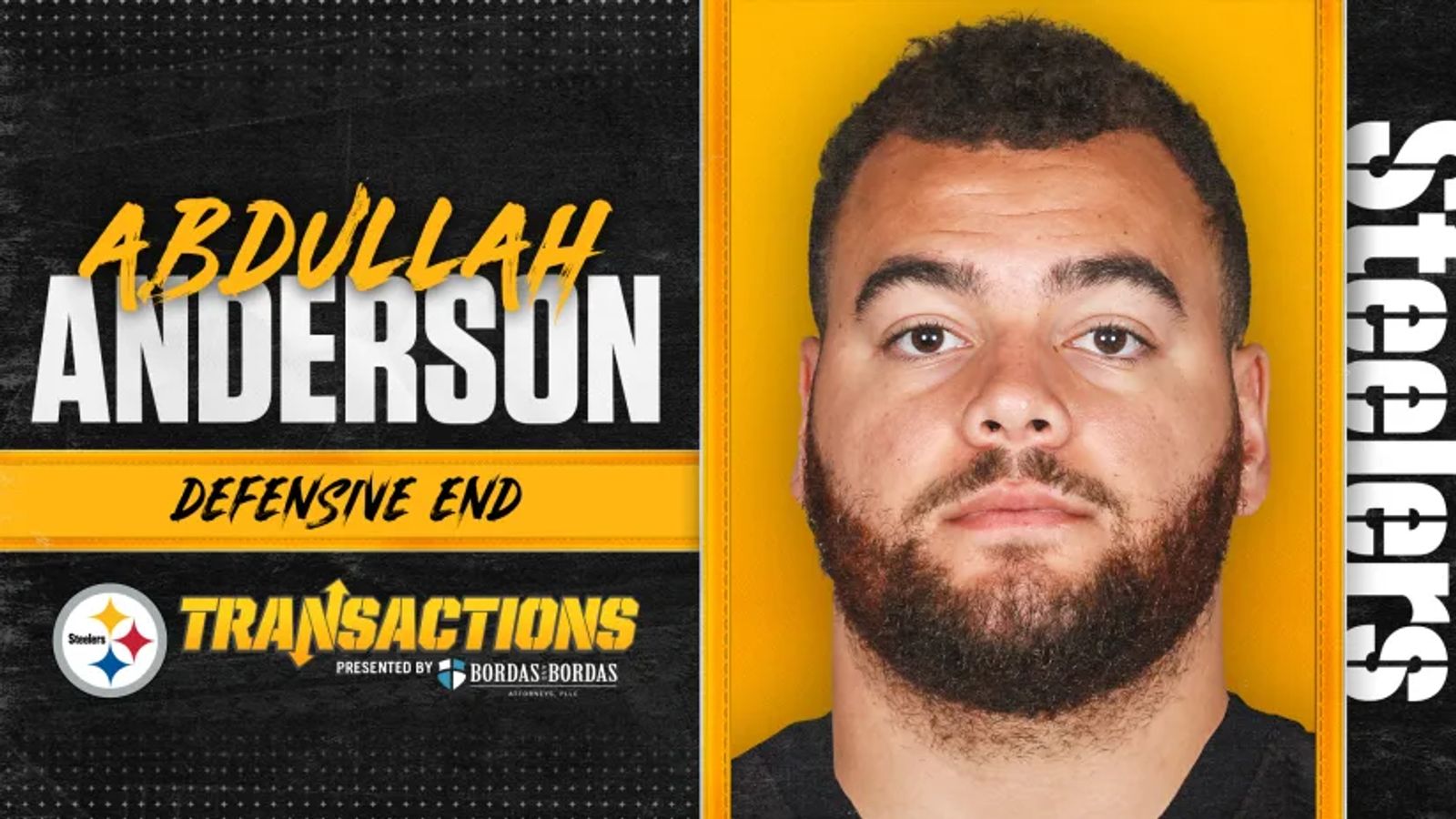 Steelers Sign DE Abdullah Anderson