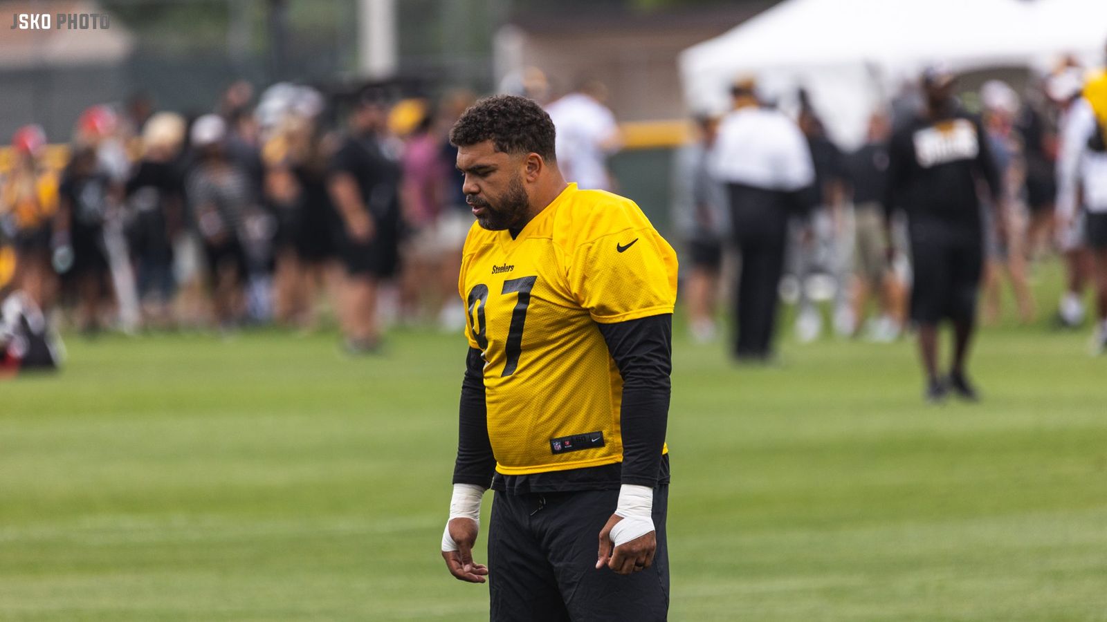 Steelers Star Cam Heyward Leaves Practice Early With Possible Ankle ...