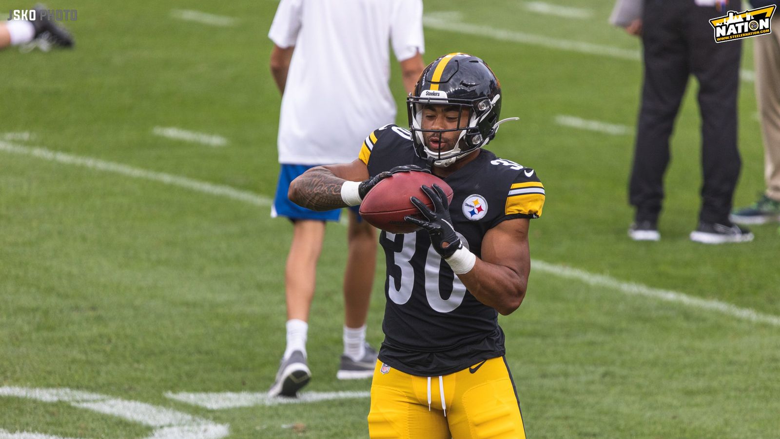 Steelers Jaylen Warren Is Holding On Tight To More Than Just His Chance ...