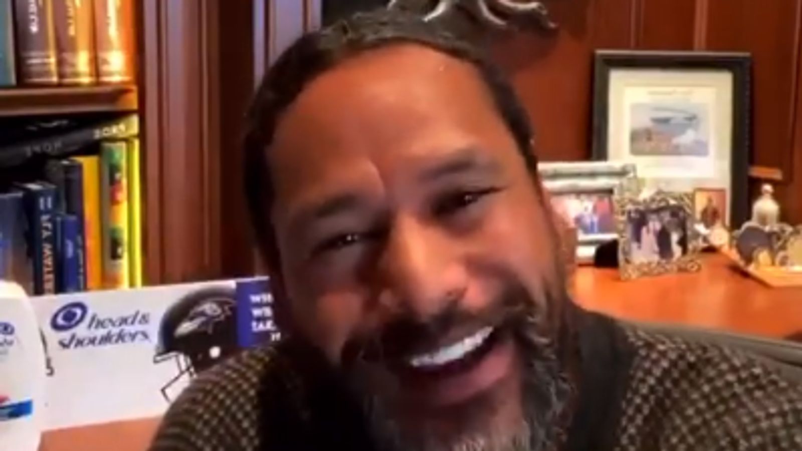WATCH - Troy Polamalu Hosts Ed Reed on IG Live for Ravens Week