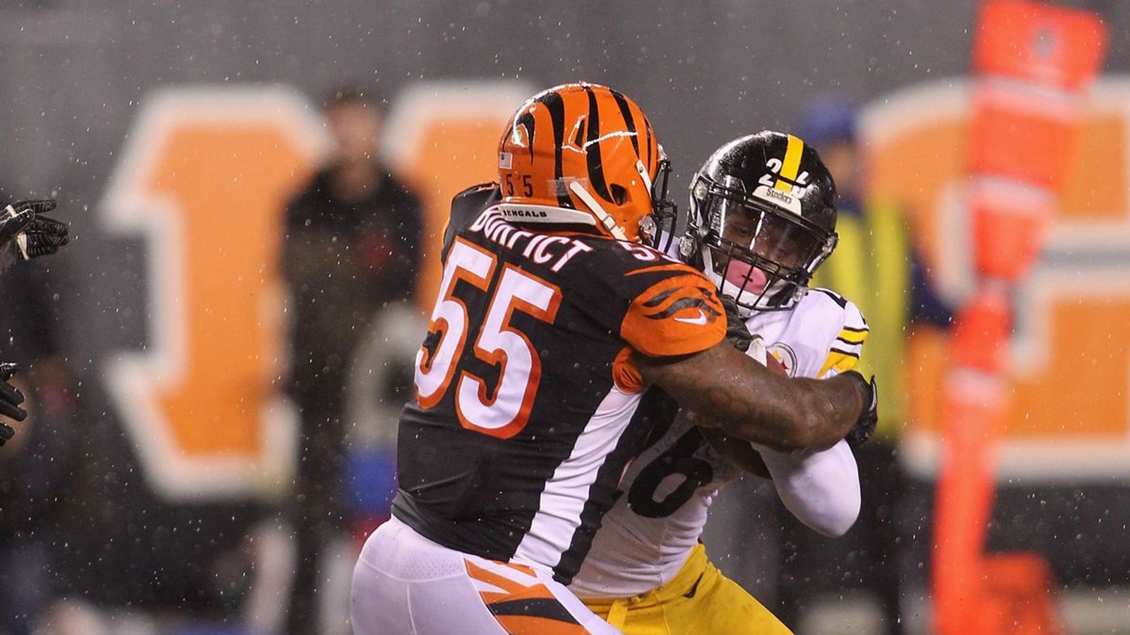 Former Steelers RB's Challenge to Vontaze Burfict Was Surprisingly ...