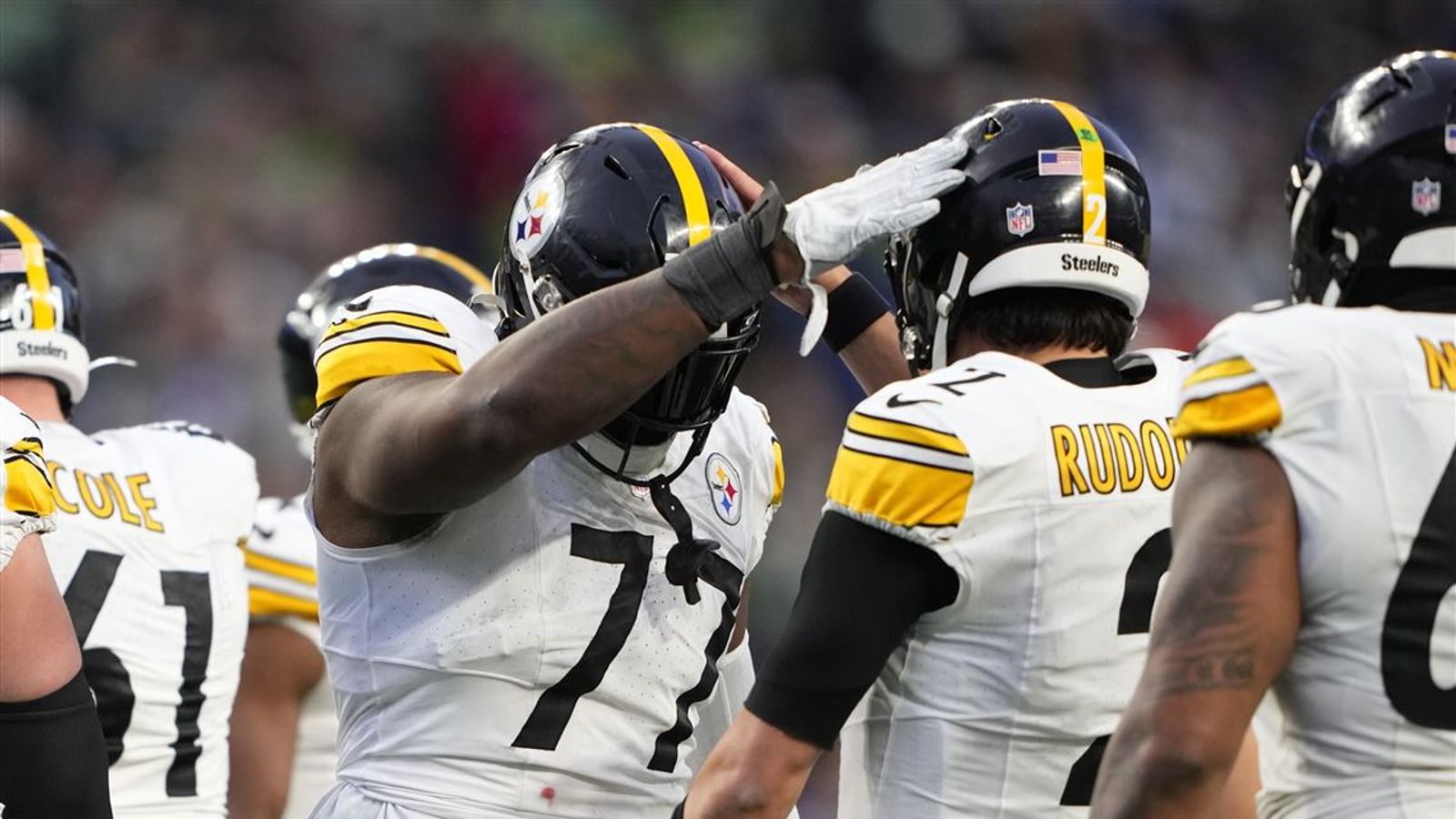 Steelers' Mason Rudolph Gives Fans An Important Update On Broderick Jones